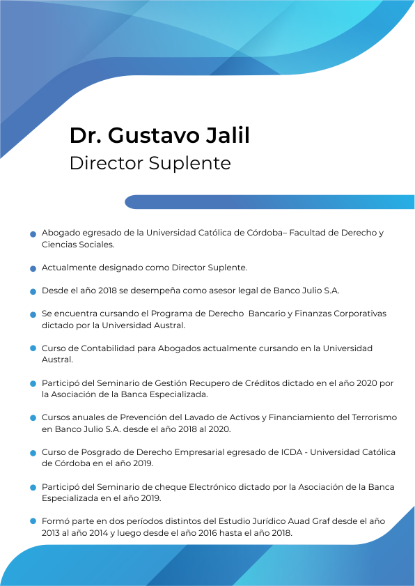 Nuestras Autoridades | Banco Julio